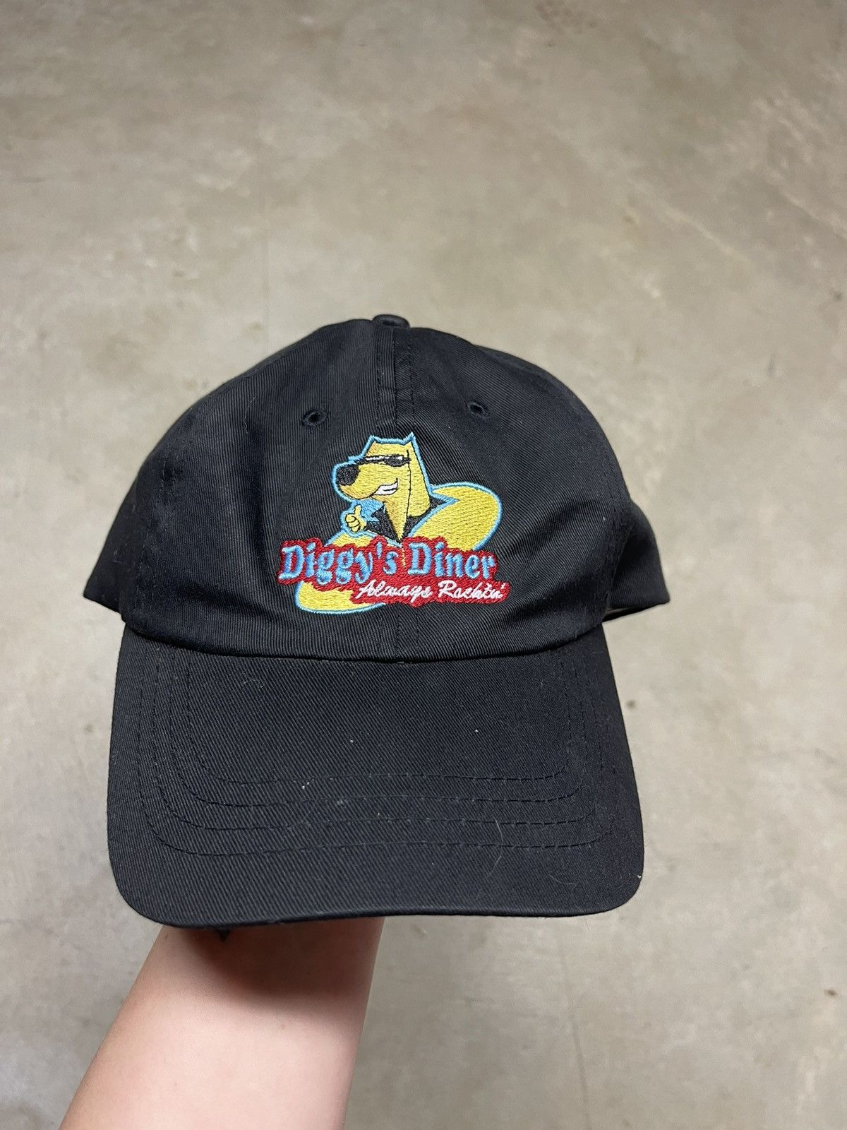 Vintage VTG 80s Diggys Diner Velcro Hat | Grailed