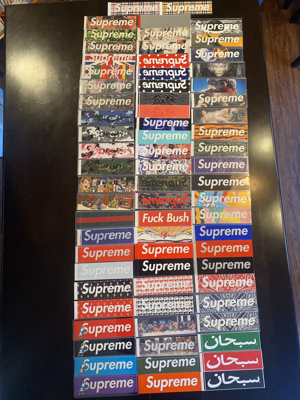 Supreme RARE Supreme Box Logo Sticker Collection | Grailed