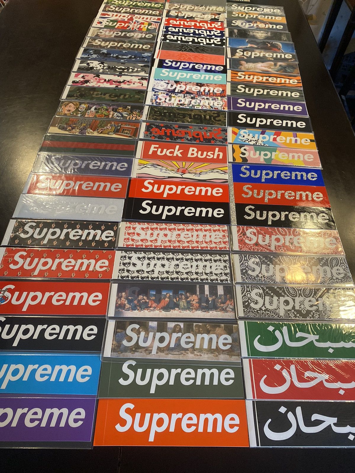 Supreme RARE Supreme Box Logo Sticker Collection | Grailed