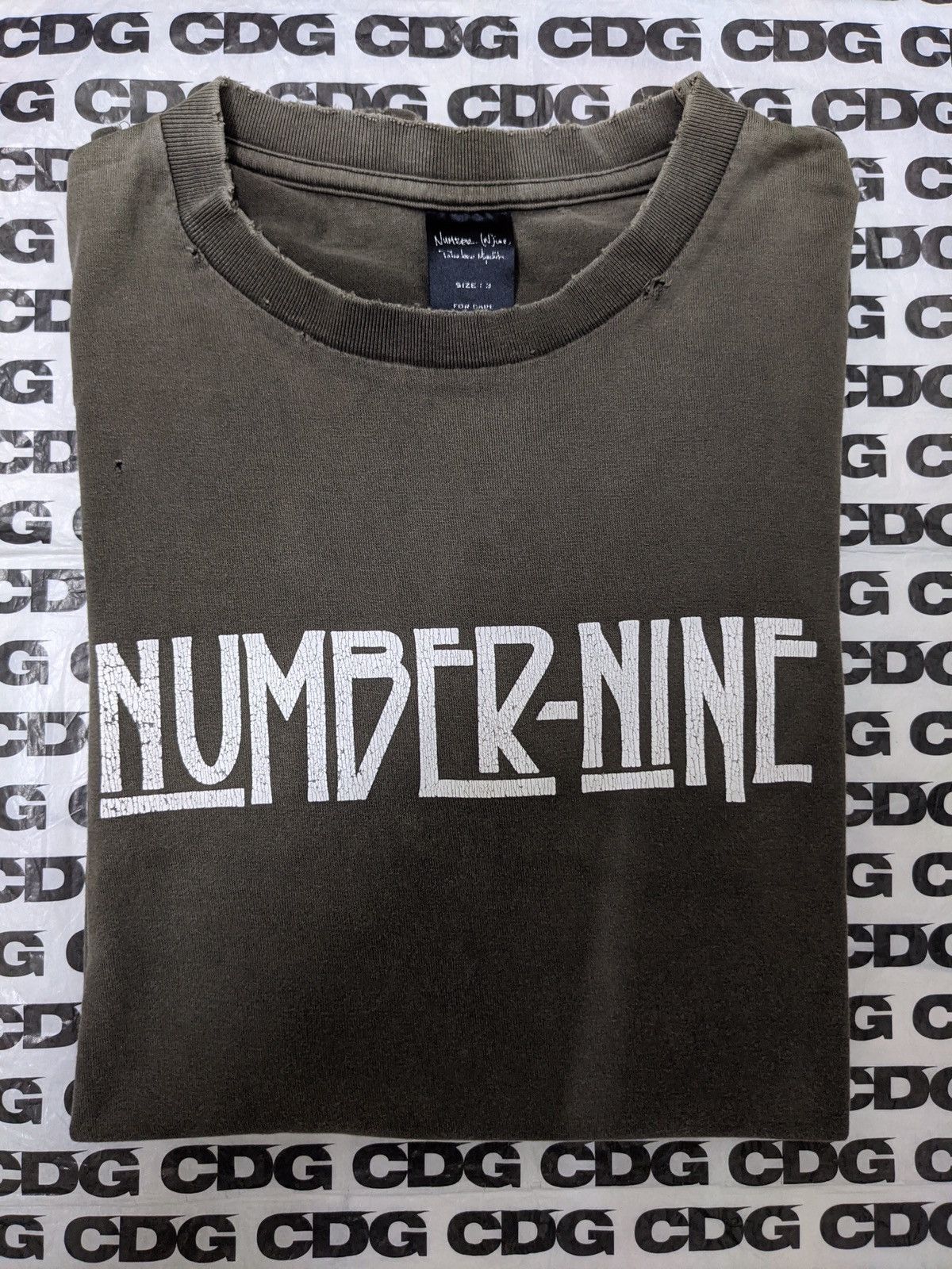 Number (N)ine OG Number (N)ine SS05 Nightcrawler Led Zeppelin Logo T ...
