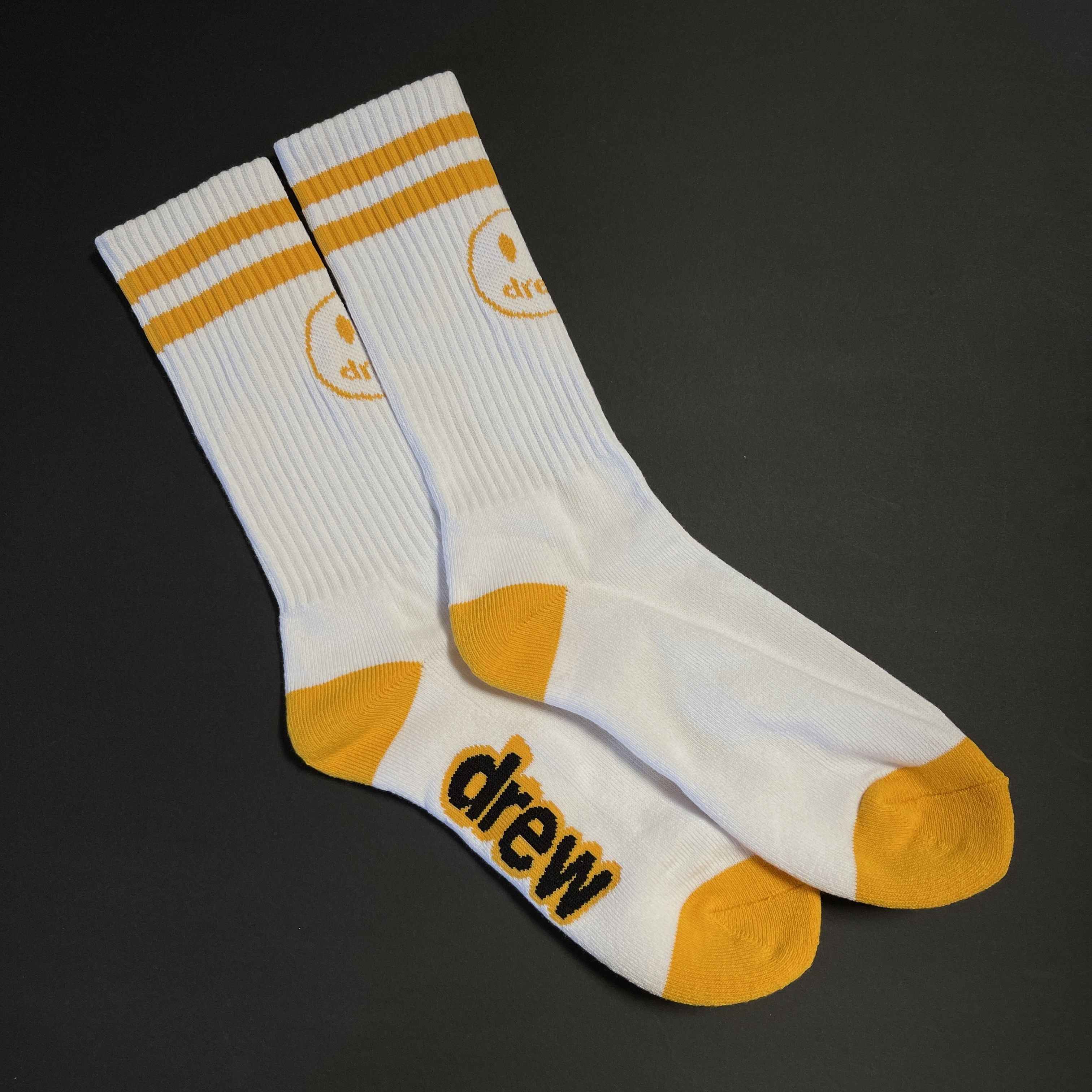 Drew House DS Drew house Justin Bieber Mascot Stripe Socks SUpreME ...