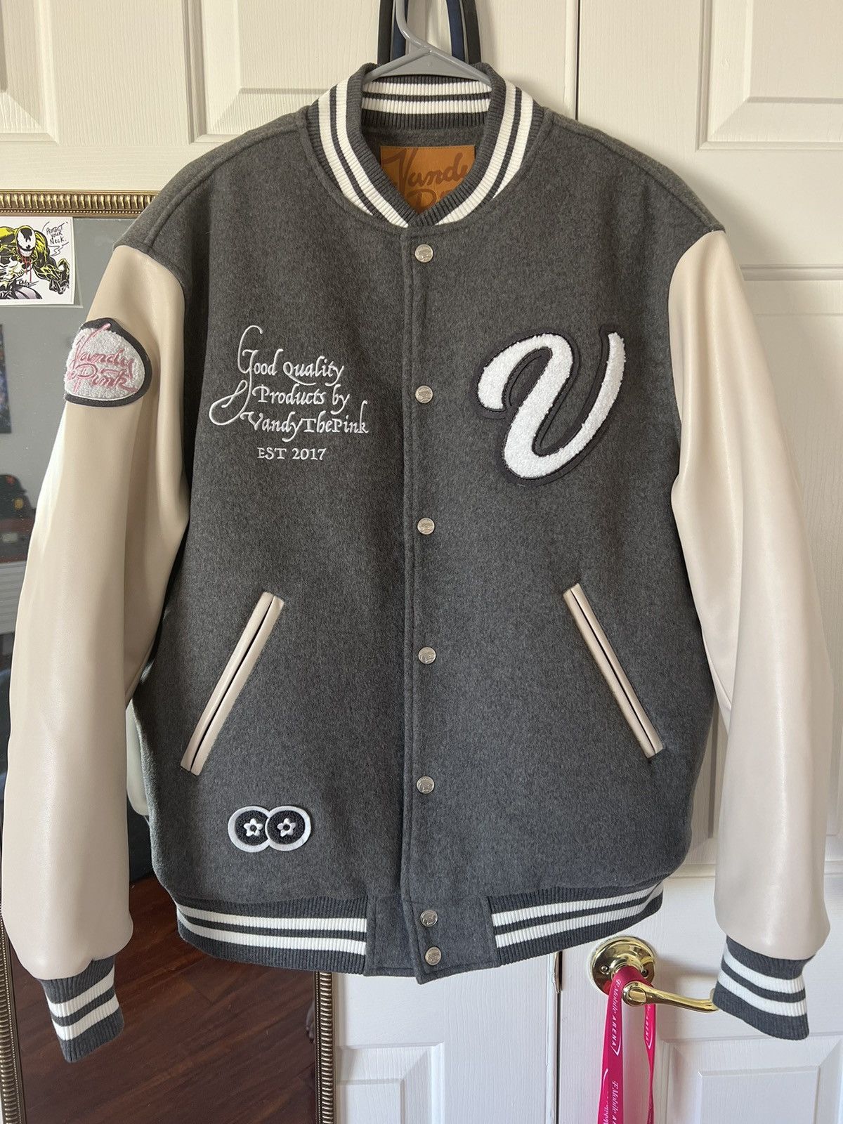 Vandy The Pink Vandy the Pink Rafflesia Varsity Jacket | Grailed