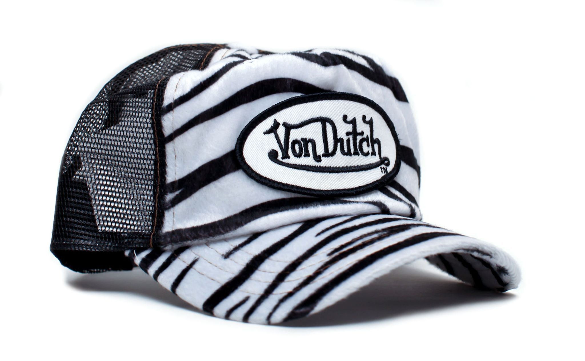 Streetwear × Von Dutch Von Dutch Zebra Trucker Hat | Grailed