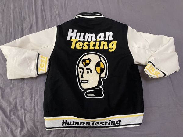 Human Made Human made human testing asap rocky awge varsity Jacket ...