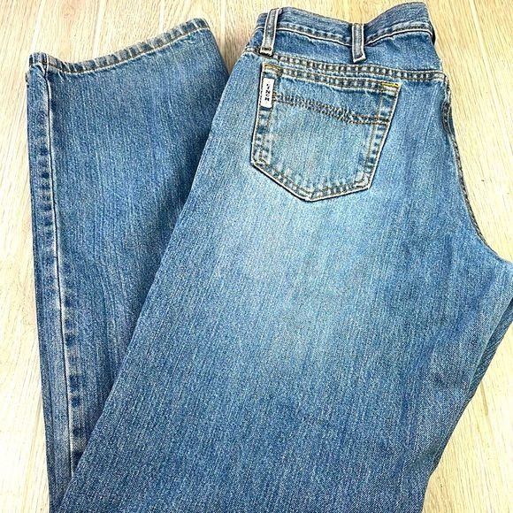 Cinch Cinch distressed medium wash western jeans. Men's 33x34 | Grailed