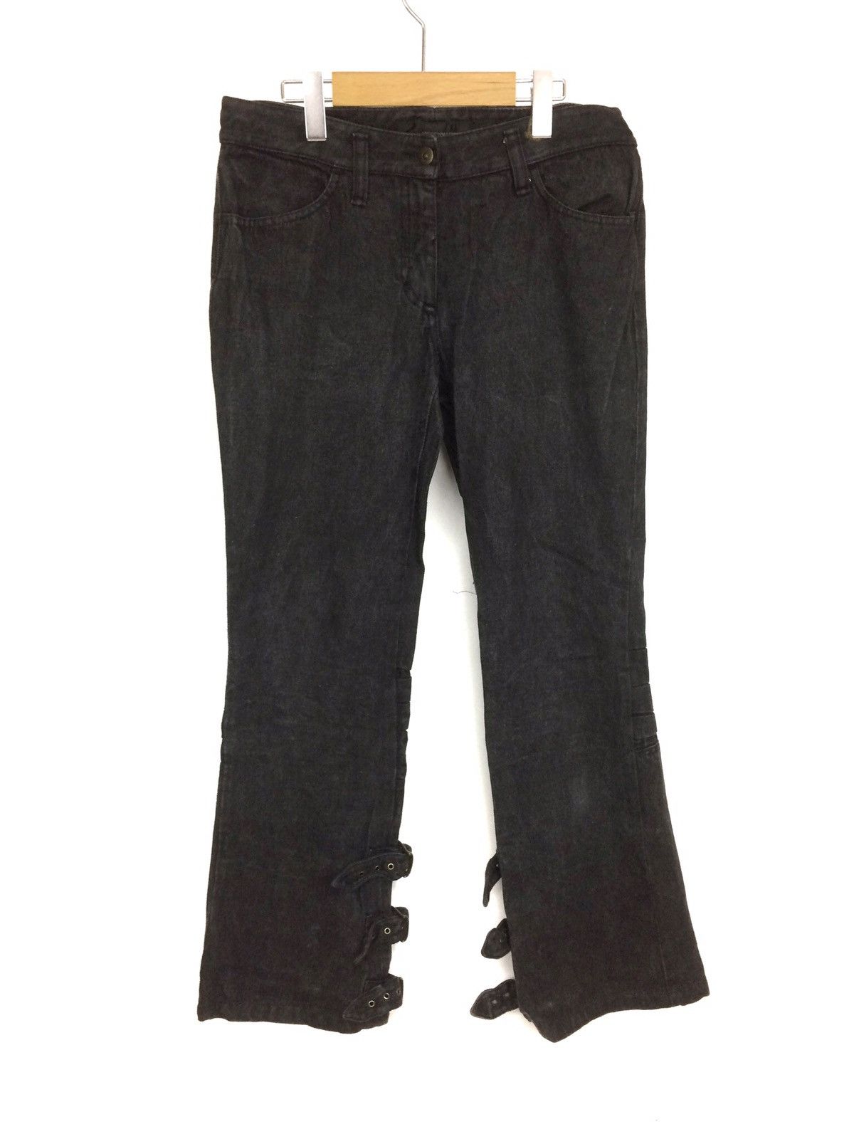 Andrew Mackenzie Andrew mackenzie punk bondage buckle belt jeans | Grailed