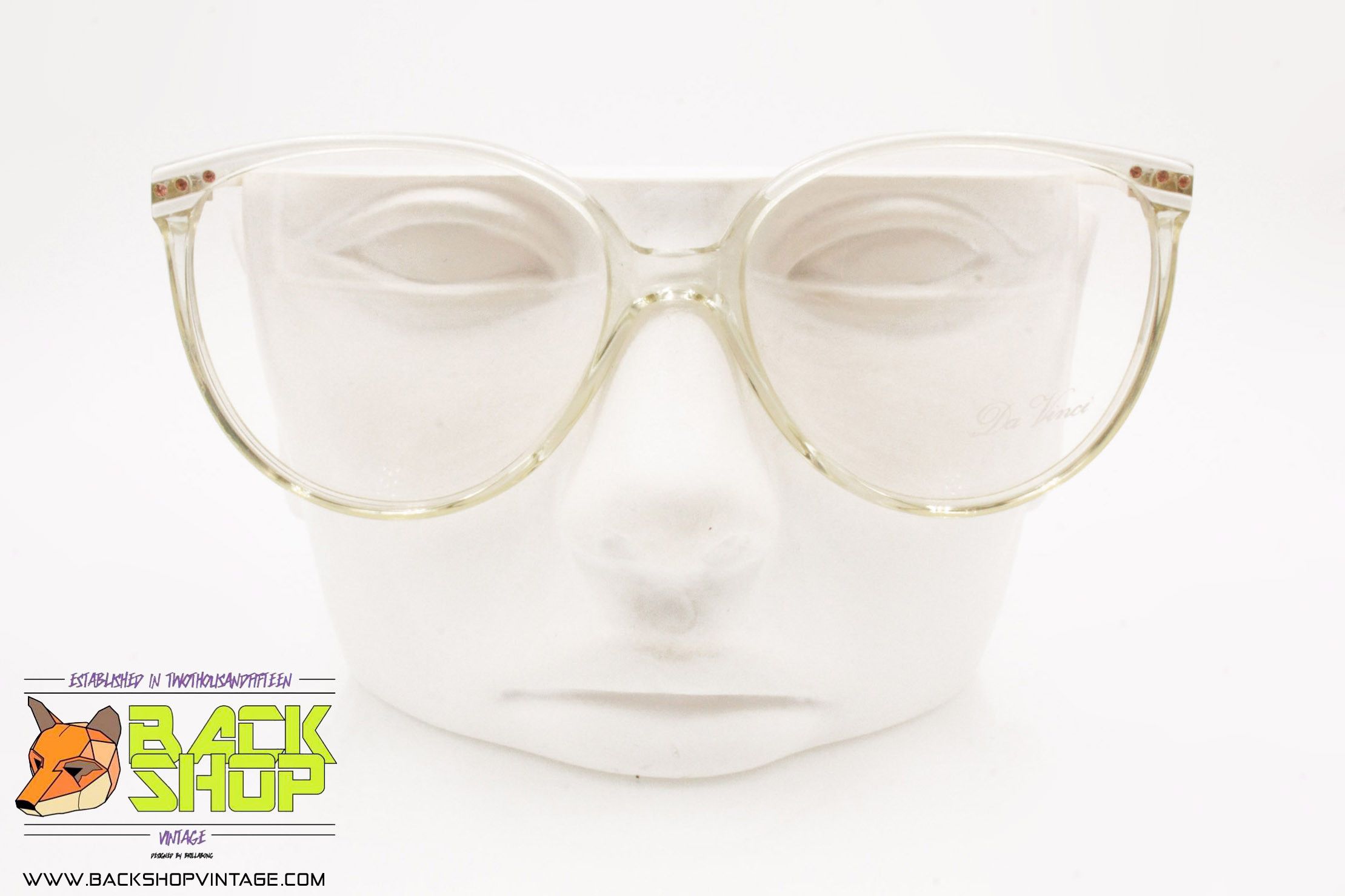 Vintage DA VINCI ROMA mod. KARIN BRB, Vintage round women frame NOS ...