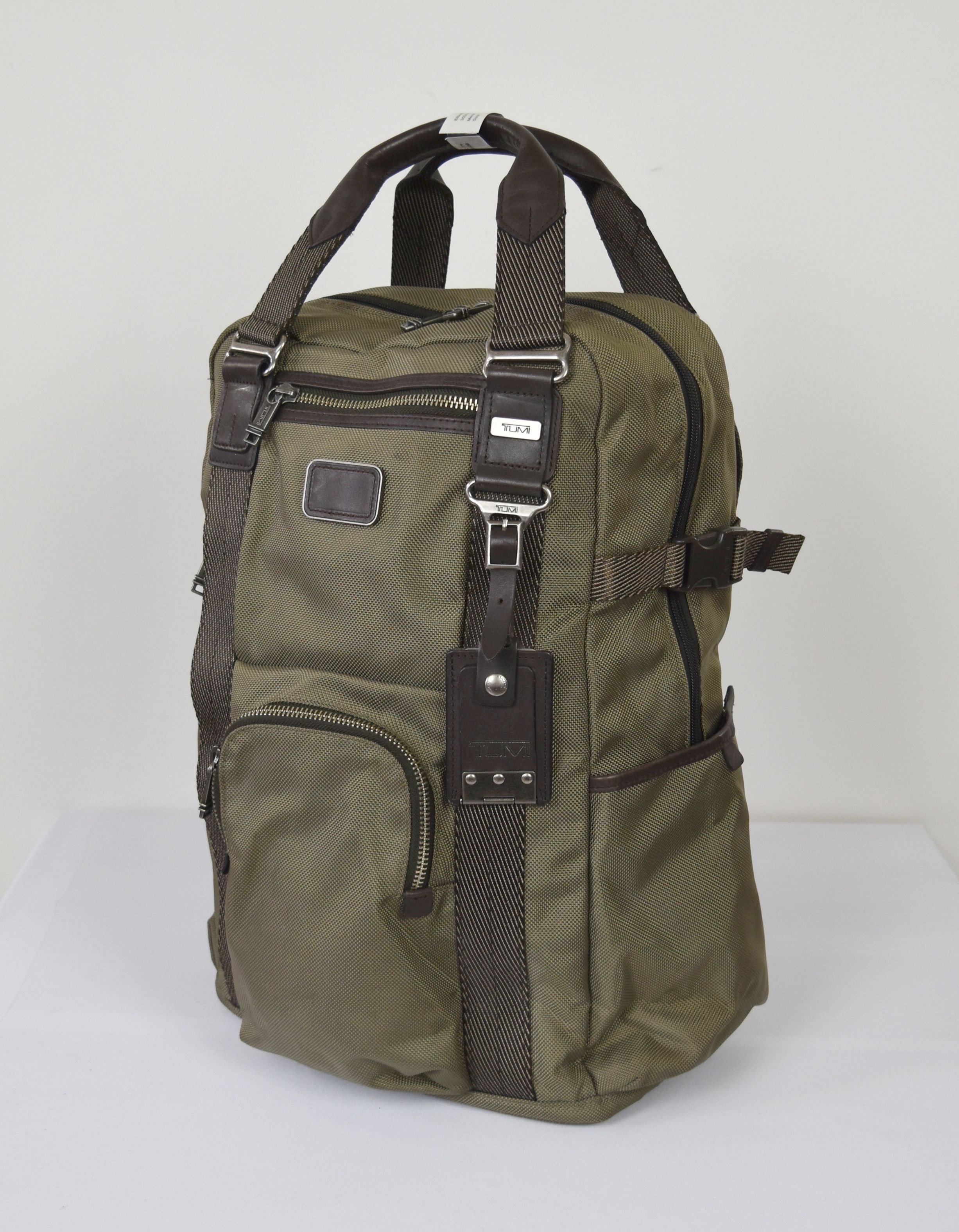 Tumi Tumi Green Canvas Backpack | Grailed