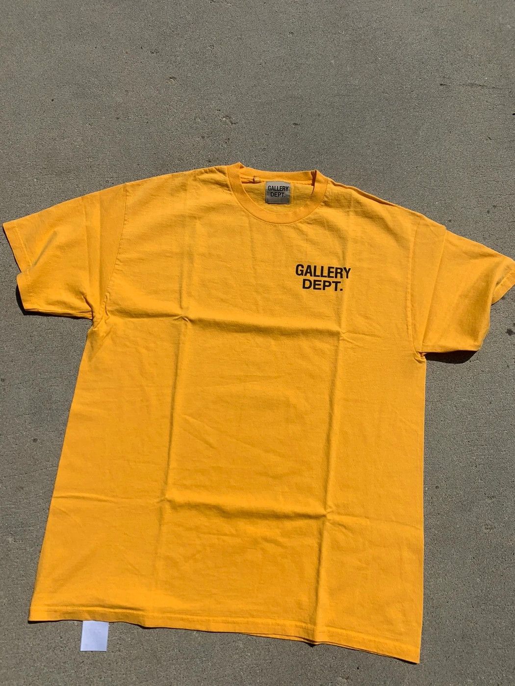 Gallery Dept. Gallery Dept Yellow Logo T-Shirt | Grailed