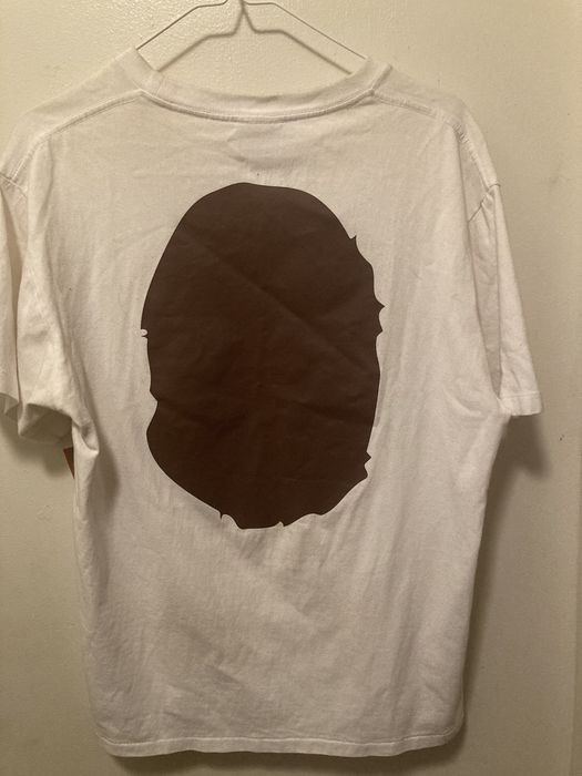 Bape BAPE Big Ape Head Tee White | Grailed