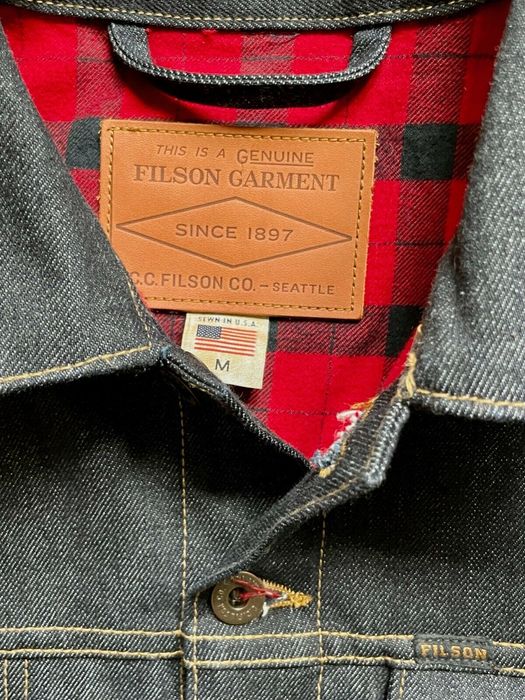 Filson Filson LINED DENIM SHORT CRUISER JACKET (Medium) | Grailed