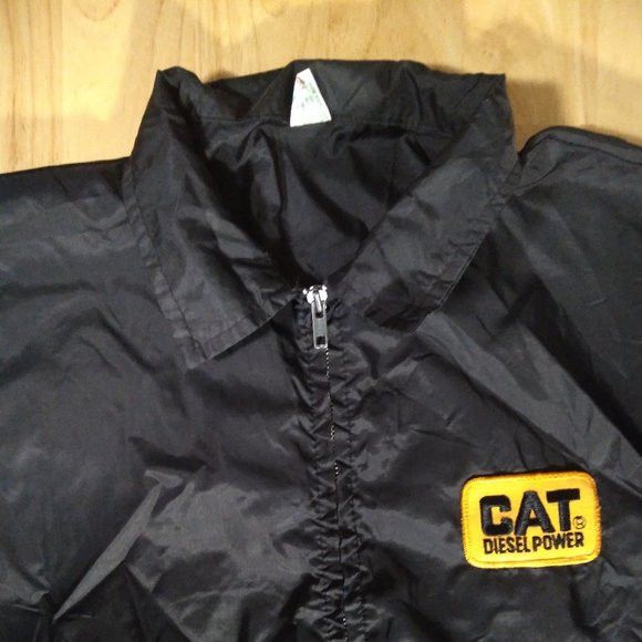 Vintage Vintage Cat Diesel Power Logo Windbreaker Jacket | Grailed