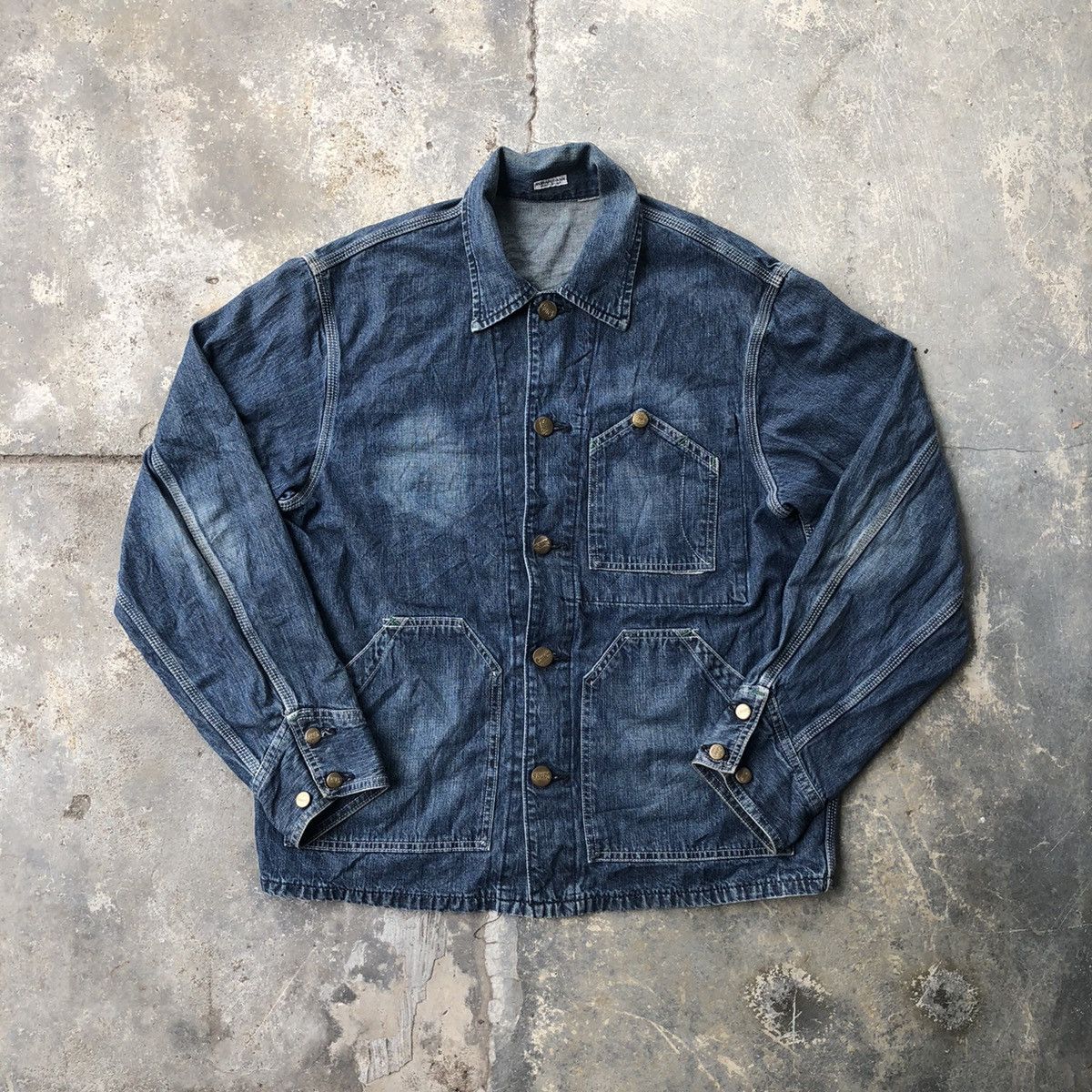 Japanese Brand × Sugar Cane Sugar Cane Workwear Denim Jackets | Grailed