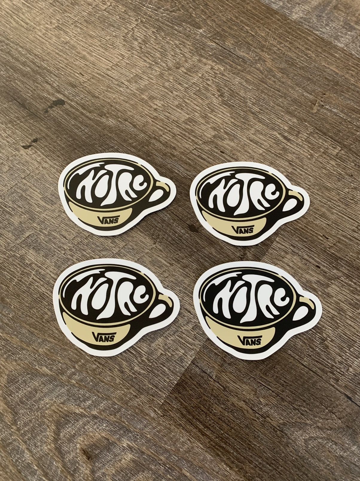 Notre Chicago × Vans Notre Vans Coffee Sticker | Grailed