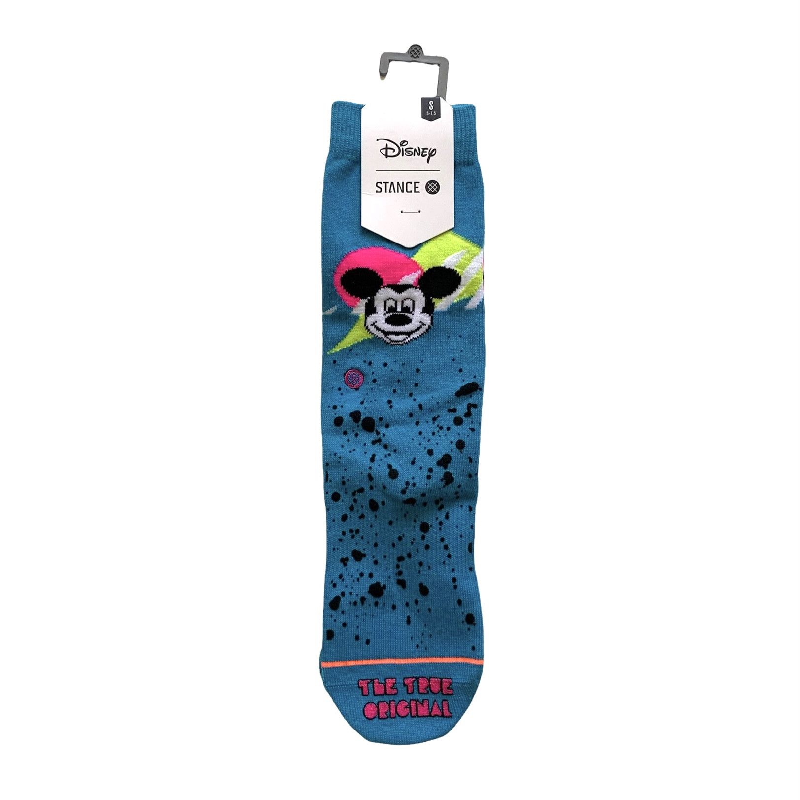 Disney Deadstock Disney Mickey Mouse Stance Socks Neon Blue Small | Grailed