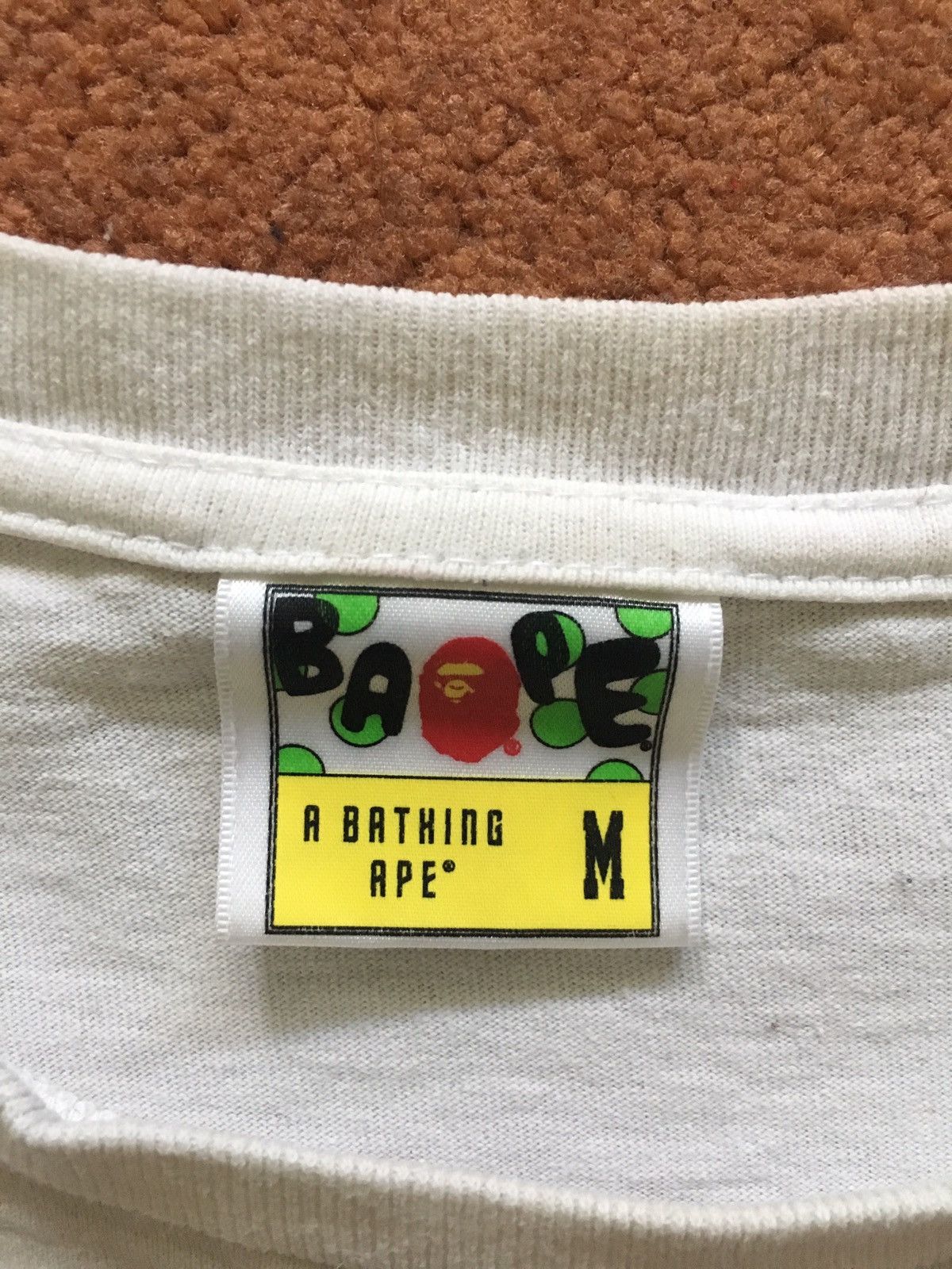 Bape Shark Mouth Baby Milo Zipper Tee Size M | Grailed