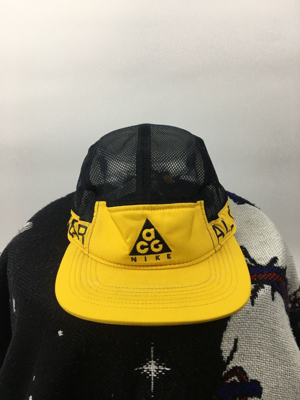 Nike Nike ACG All Condition Gear yellow Tracker Nylon hat | Grailed