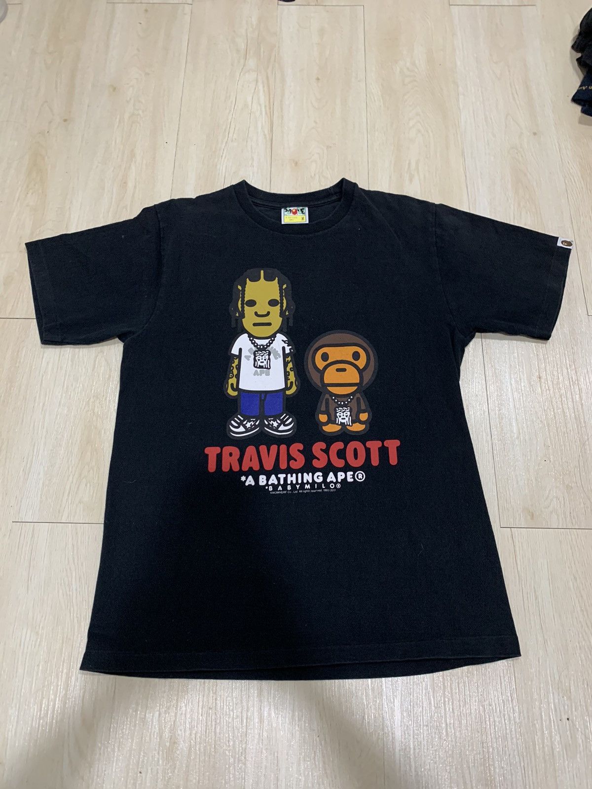 Bape × Travis Scott BABY MILO X TRAVIS SCOTT SIZE MEDIUM | Grailed