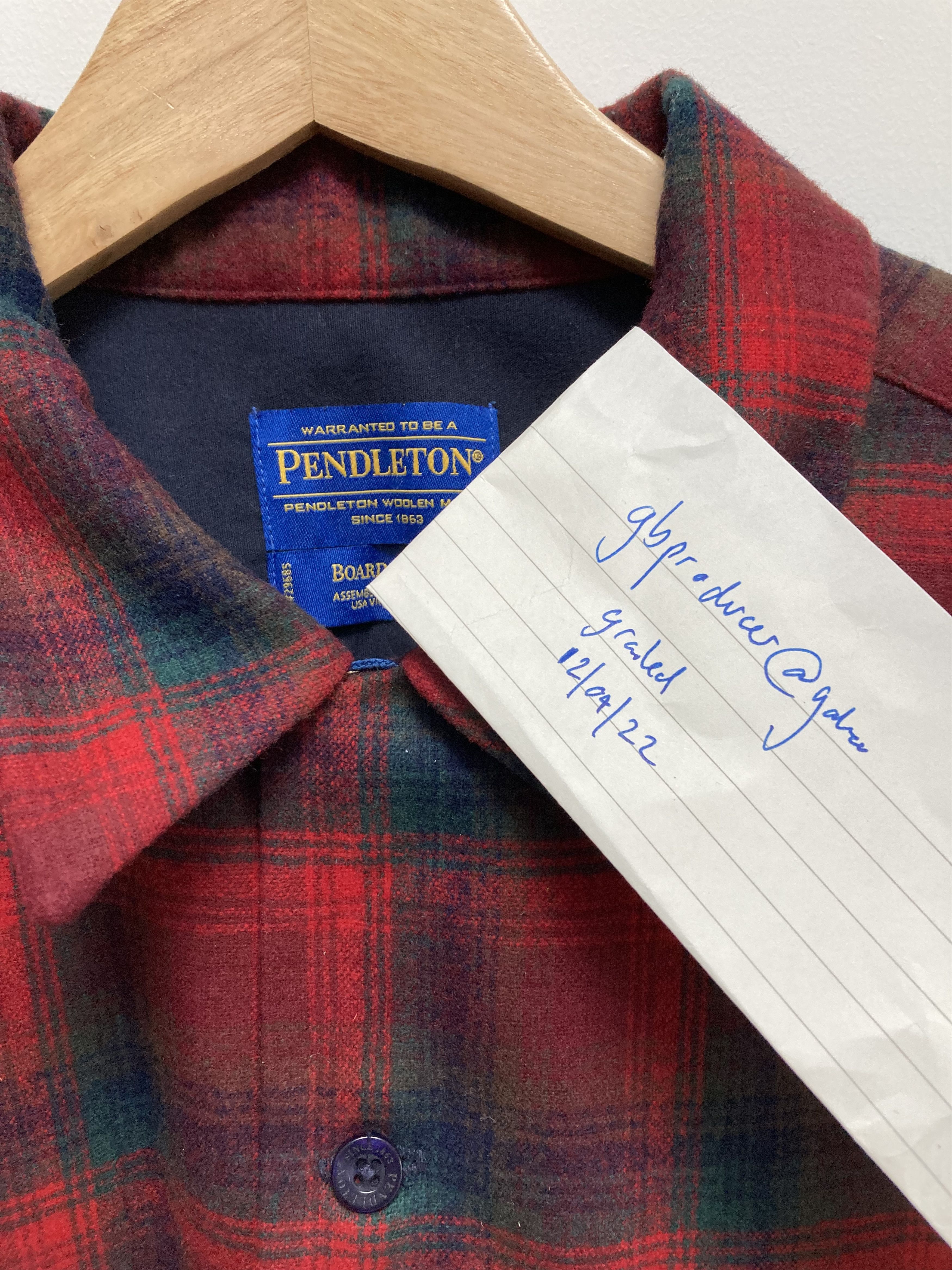 Pendleton Plaid wool board shirt | Grailed