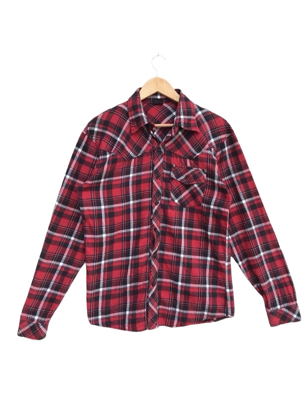 Flannel × Streetwear × Vintage Vintage Corn Flake Checked Flannel Shirt ...