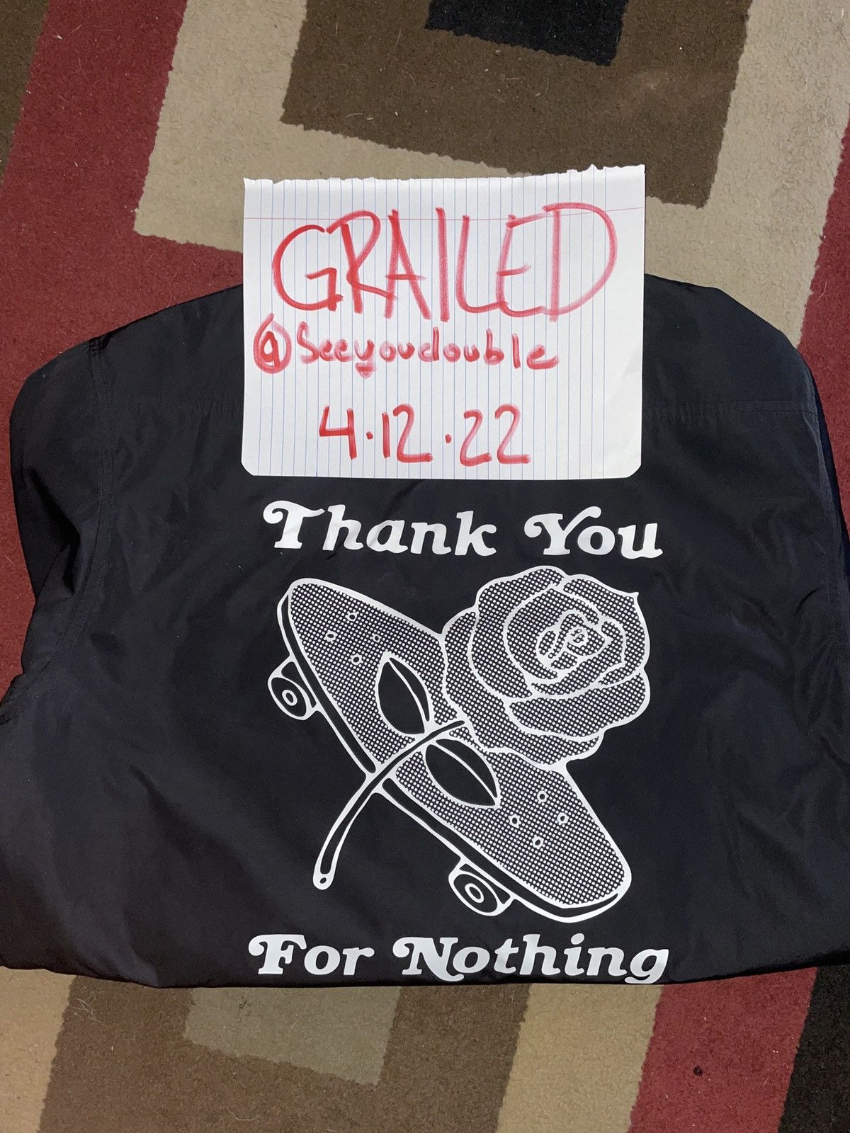 Adidas “THANK YOU FOR NOTHING “ JACKET | Grailed