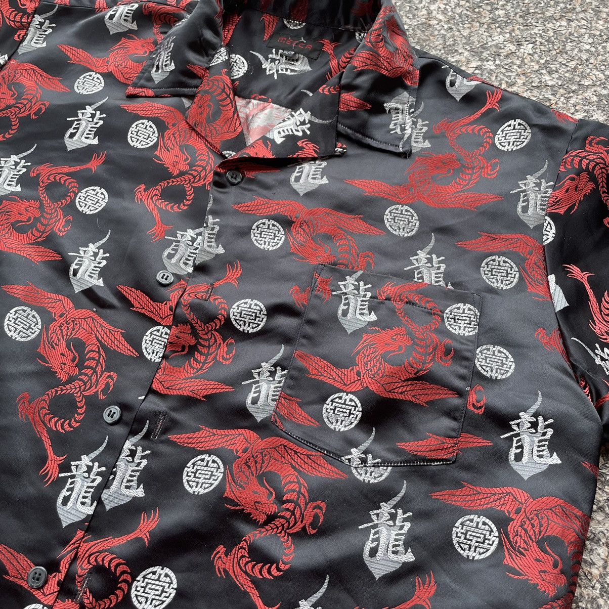 Vintage Dragon All Over Print Shiny Shirt | Grailed