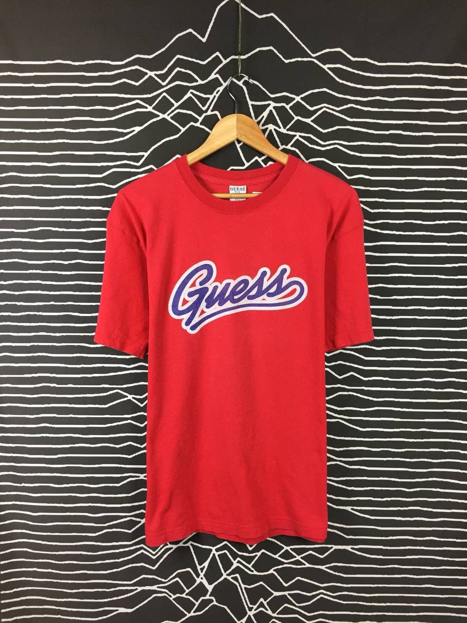 Guess × Streetwear × Vintage Vtg 90s Guess Script Spell Out Logo ...
