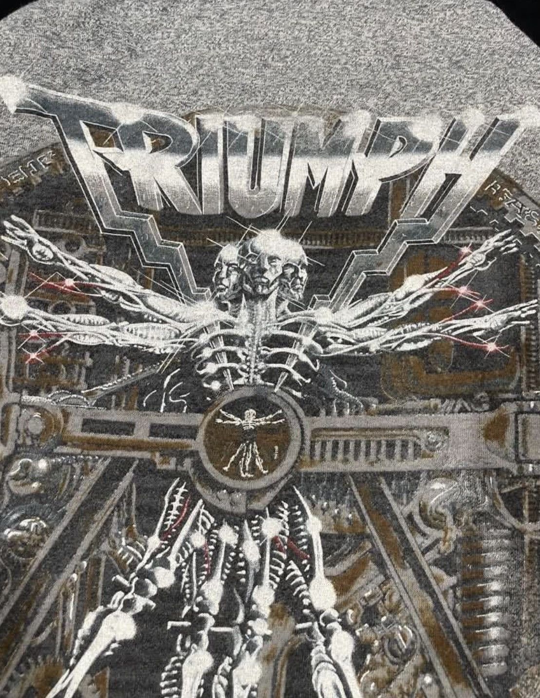 Band Tees Vintage Rare 80s Triumph World Tour Concert Raglan Tee | Grailed