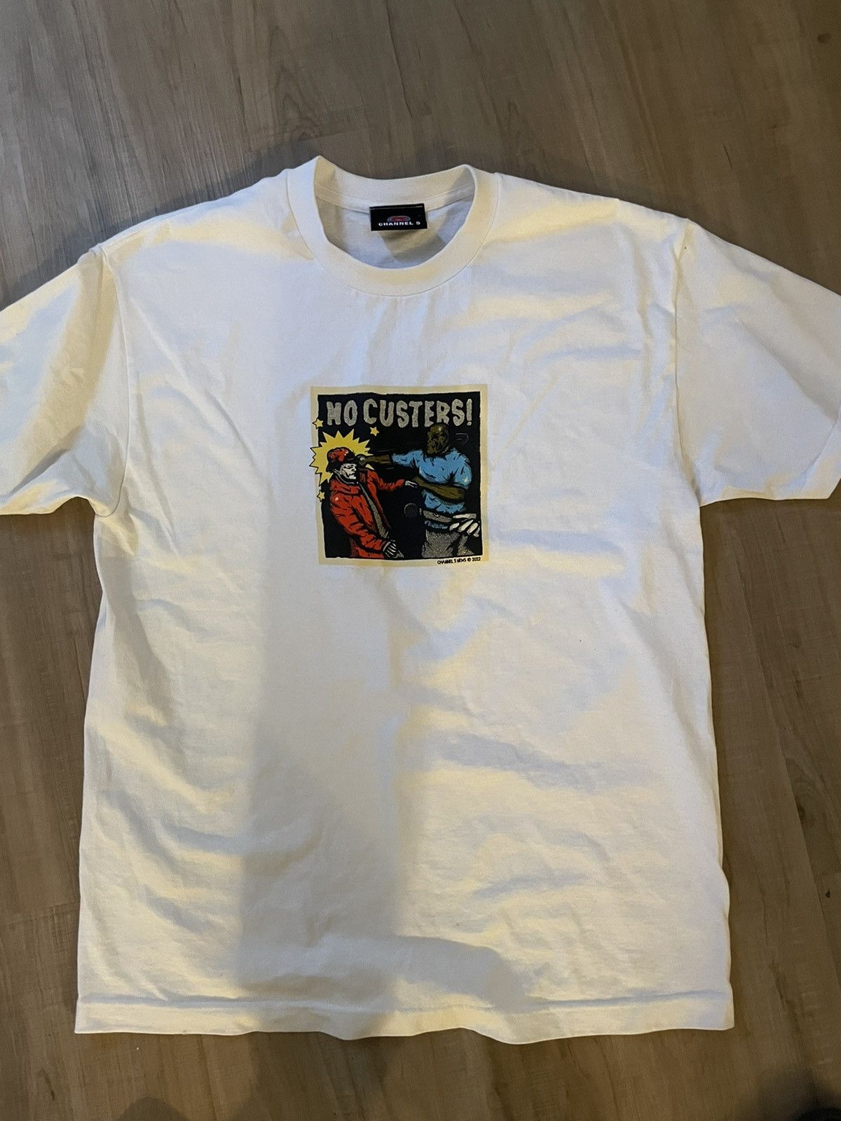 Band Tees × Streetwear Channel 5 “No Custers Tee” | Grailed