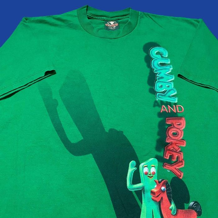 Vintage vintage 90s gumby and pokey cartoon shirt | Grailed