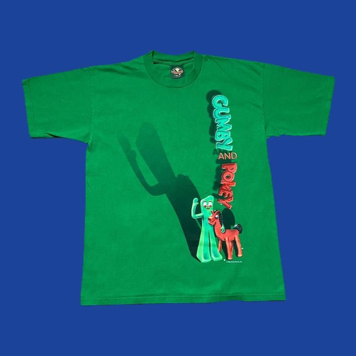 Vintage Vintage 90s Gumby And Pokey Cartoon Shirt Grailed