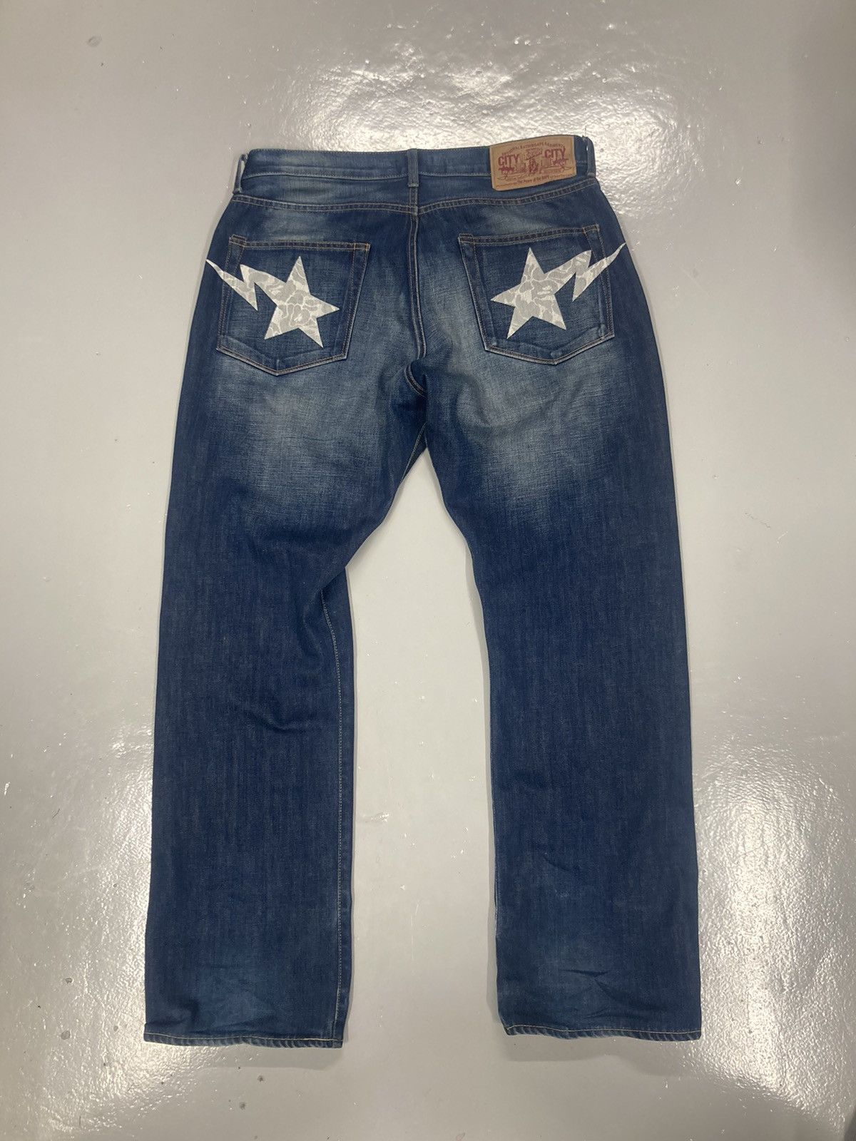 Bape OG Bapesta Jeans | Grailed