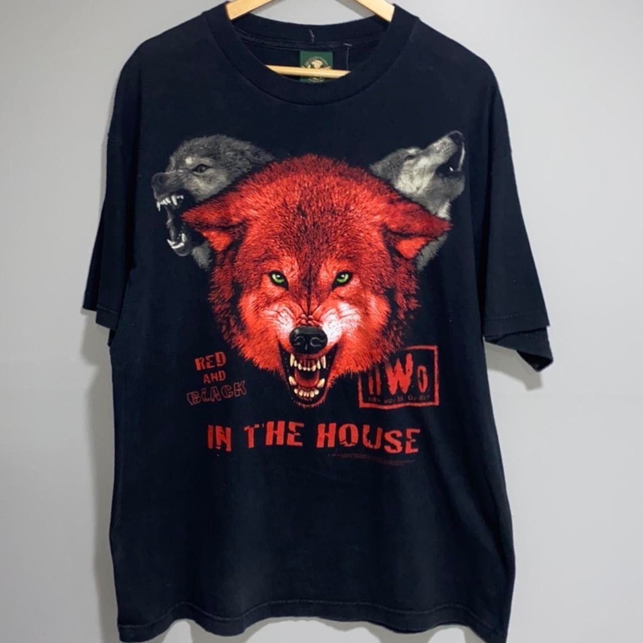 Vintage Nwo n.w.o w.c.w wcw wolf 1996 vintage 90’s 90s shirt | Grailed