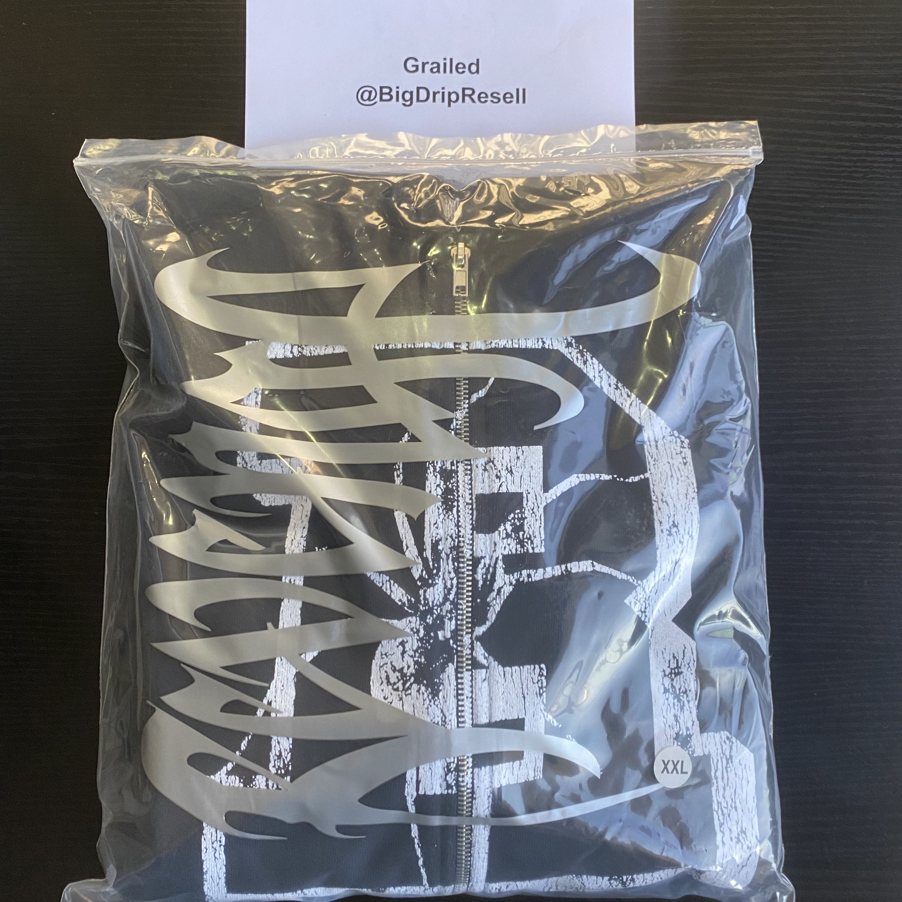 Revenge (XXL) Revenge R-Web Zip Up Hoodie Black (DS) | Grailed