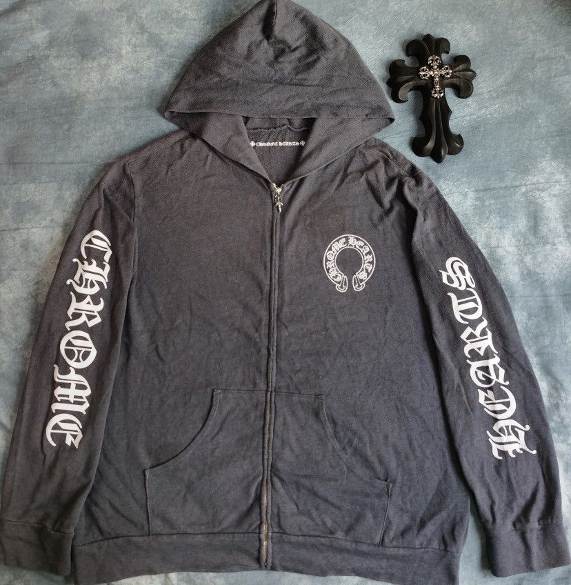 Chrome Hearts Full zip up hoodie | Grailed