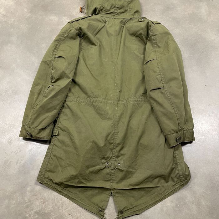 Vintage 50s Korean War Fishtail Jack Olive Green US Military Par | Grailed