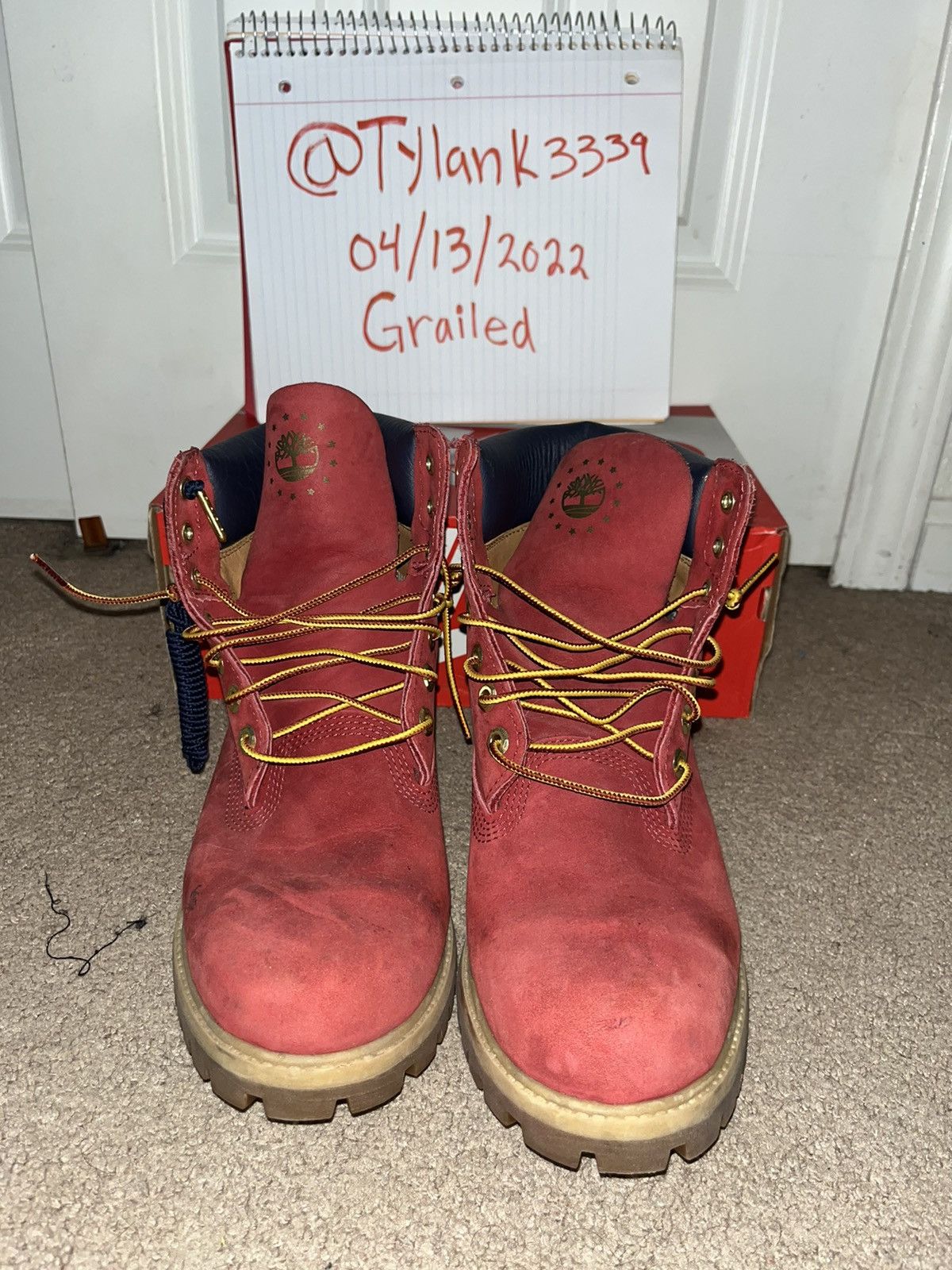 Timberland Red Timberland Boots | Grailed