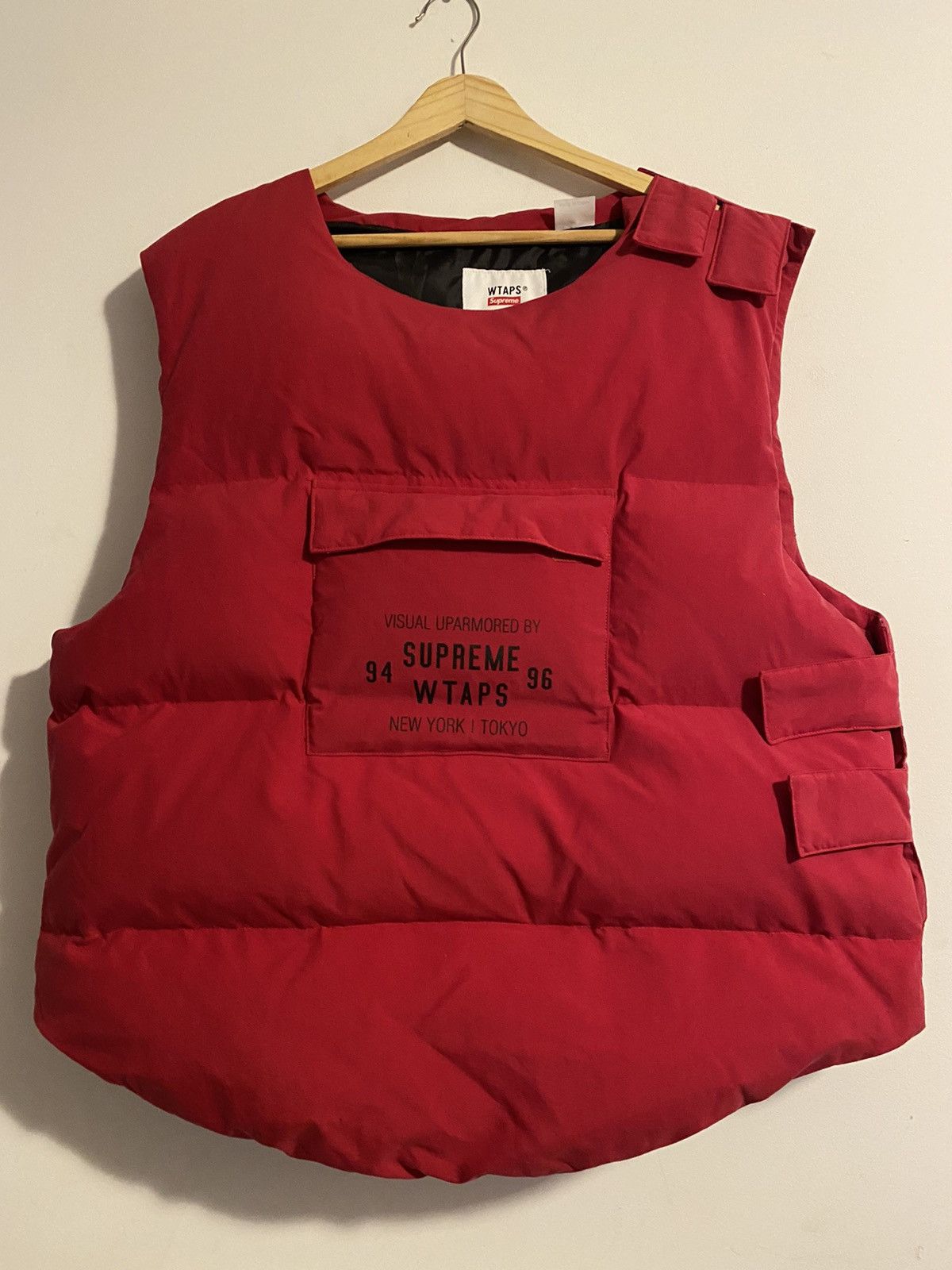 Supreme × Wtaps Supreme wtaps down bullet proof vest | Grailed