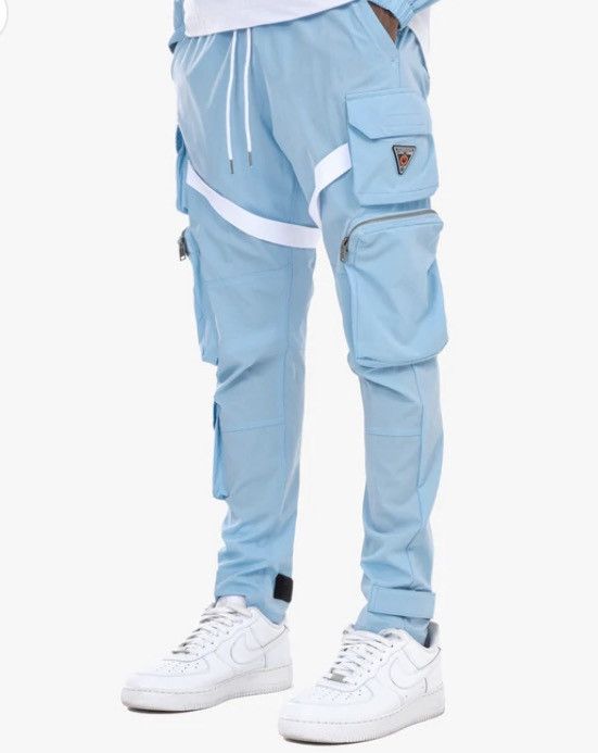 Vintage Large Progressive Life Code Sky Blue Tactical Pants | Grailed