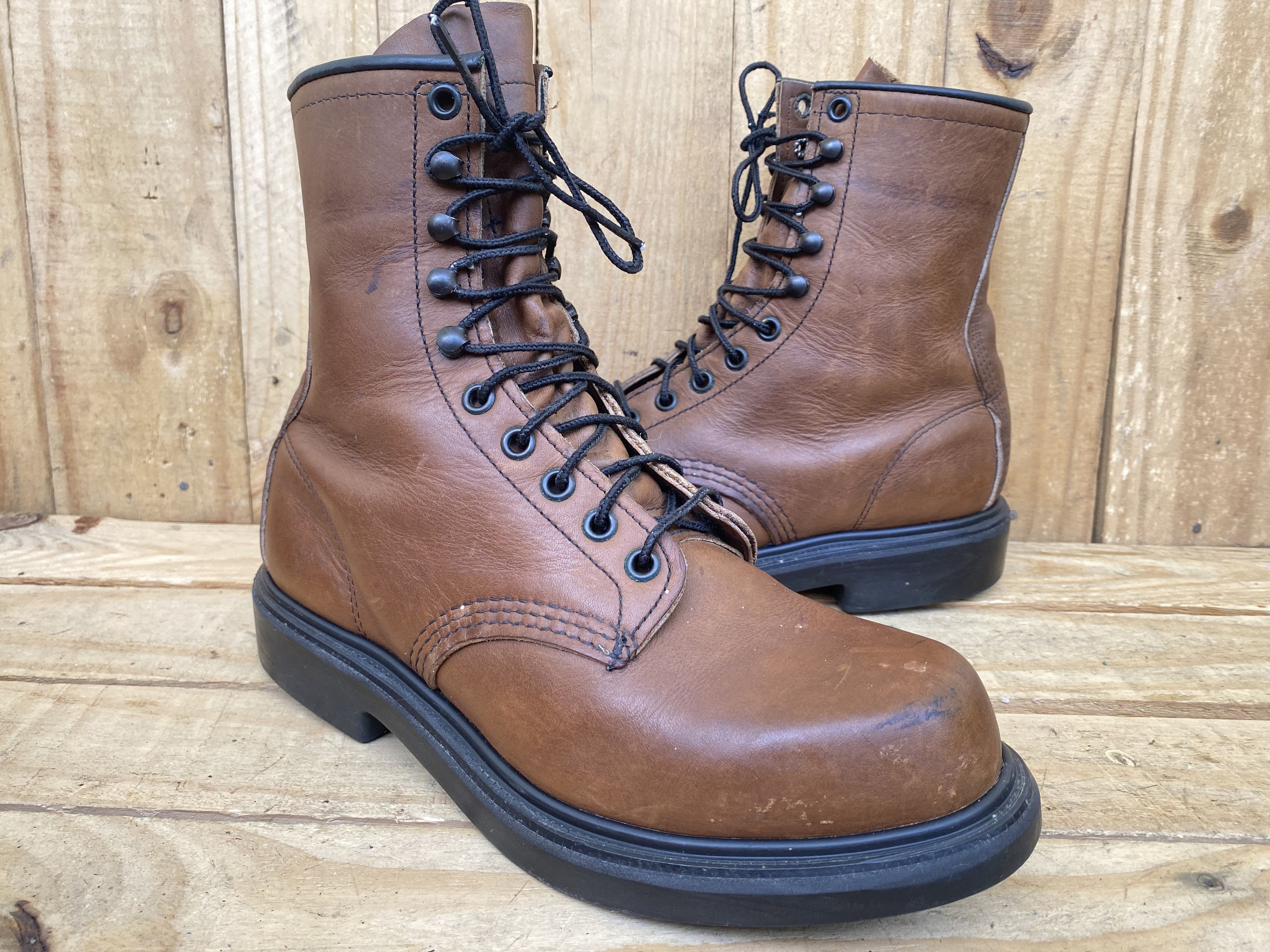 Red Wing Red wing #953 8" Electrical Harzard Super Sole Made in USA ...