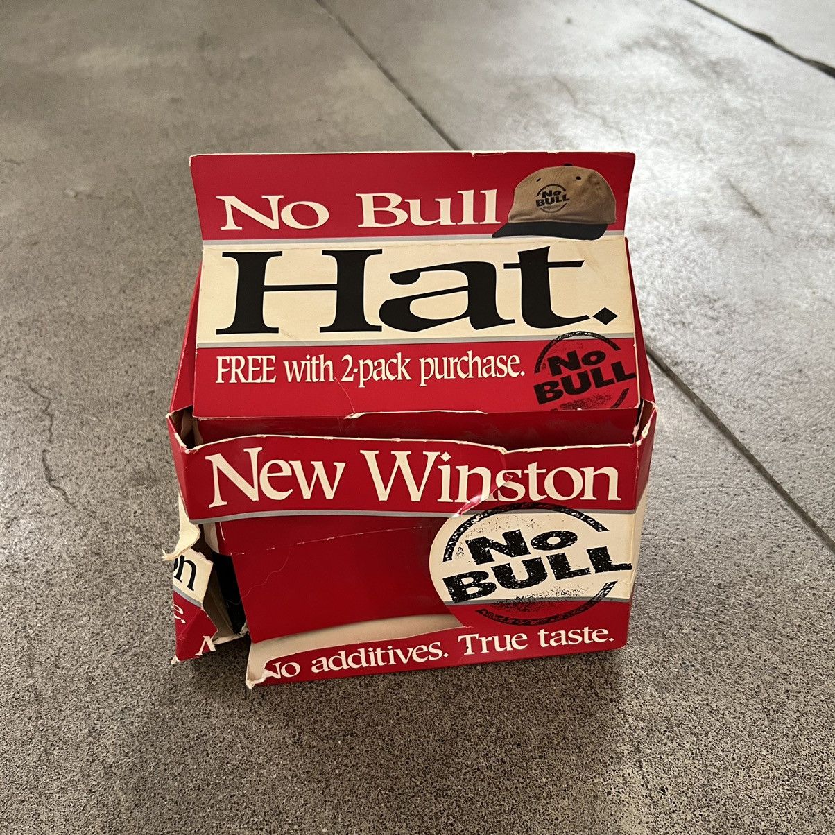 Vintage Vintage Winston NO BULL hat in og packaging | Grailed