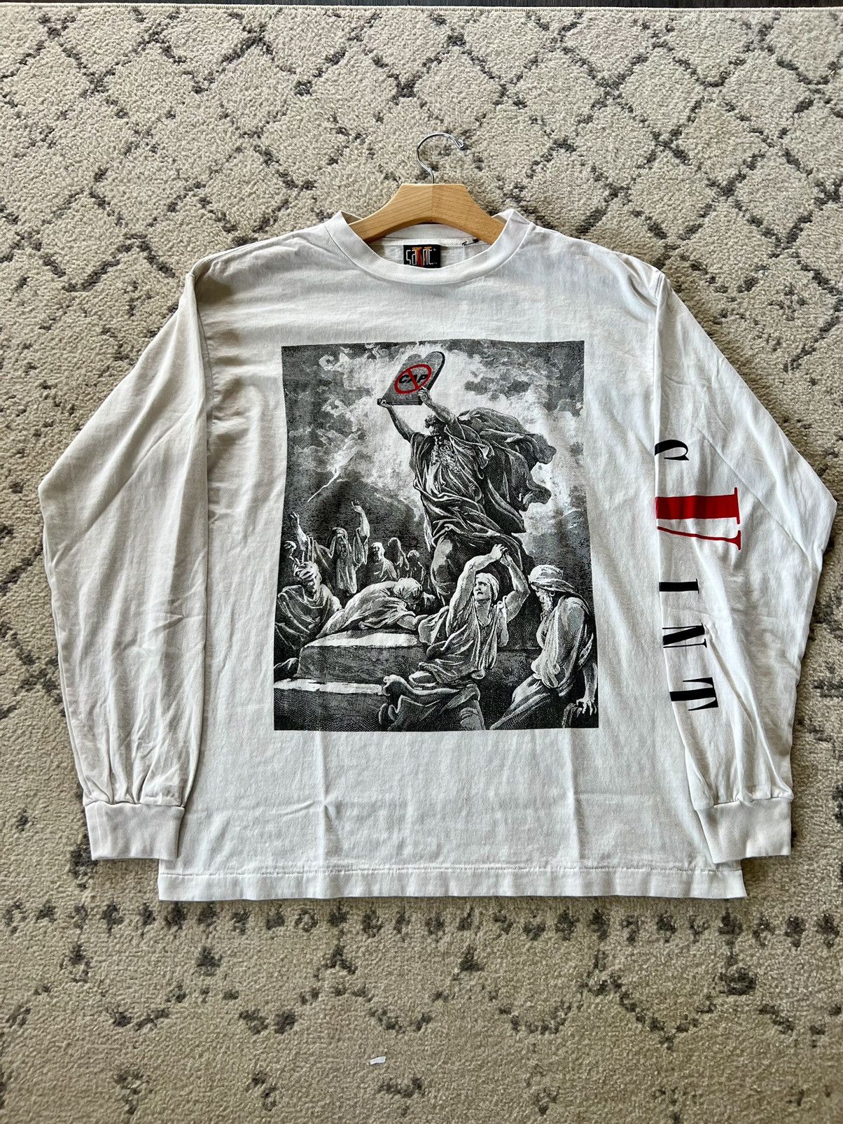 Vlone Saint Michael Vlone No More Cap Long Sleeve Tee | Grailed