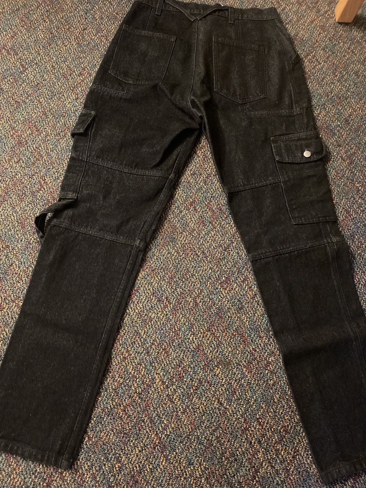 Menace Menace LA x Absent Target Practice Denim Cargo Jeans | Grailed