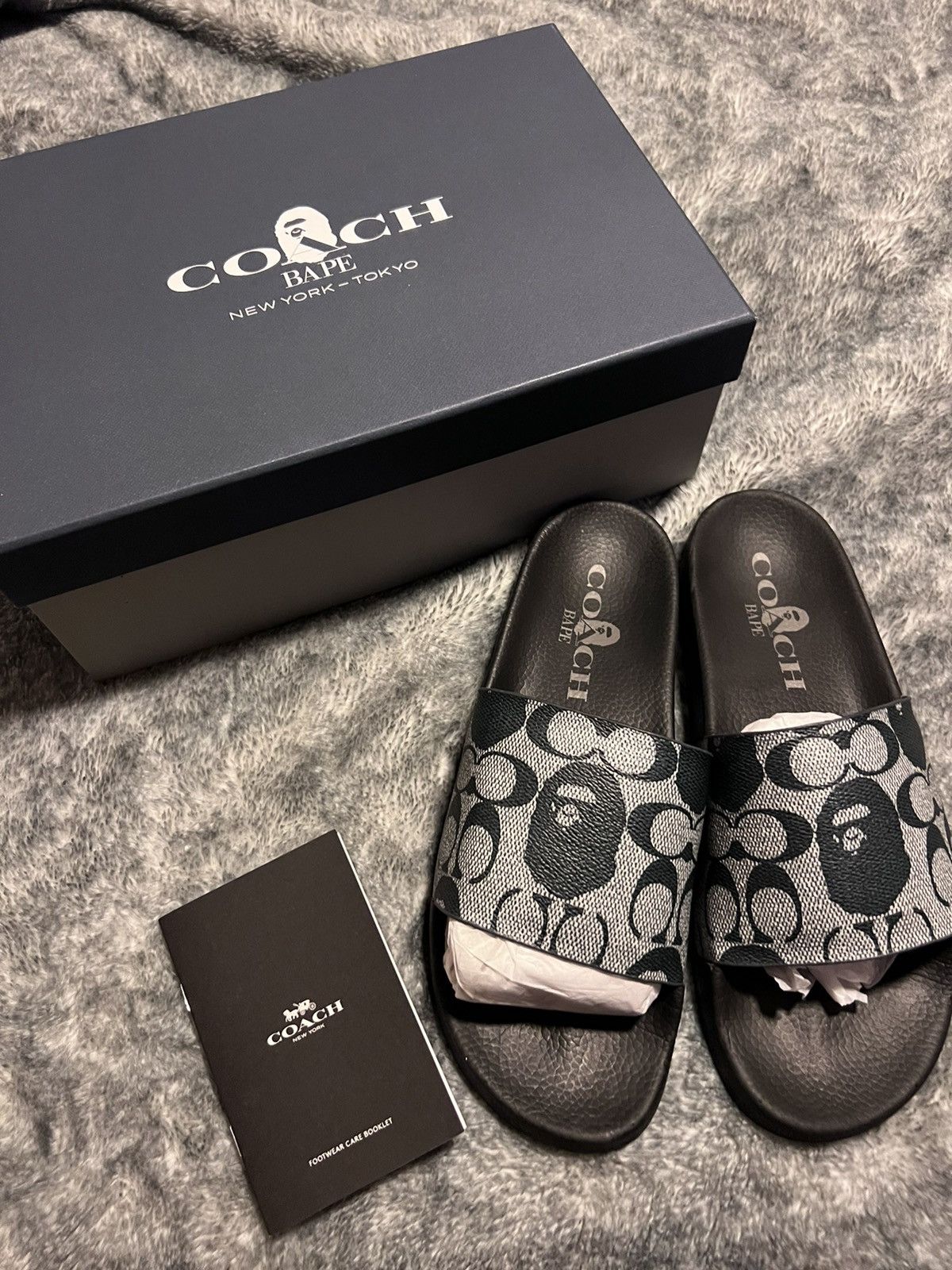 Bape × Coach BAPE X Coach Slides | Grailed