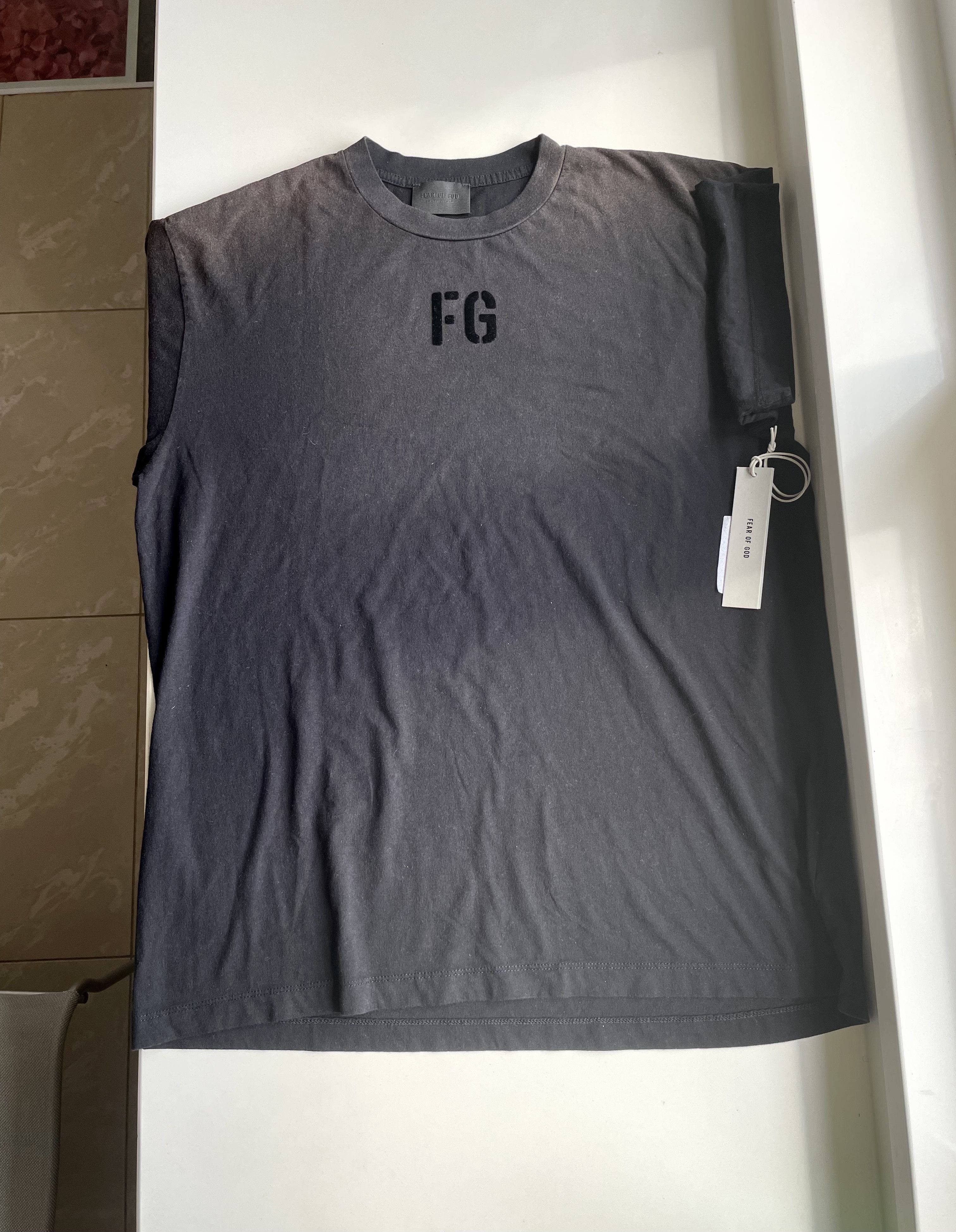 Fear of God FG Vintage Black Tee | Grailed