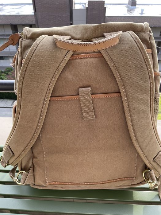 Orvis Orvis Battenkill Canvas Leather Laptop Case Backpack | Grailed