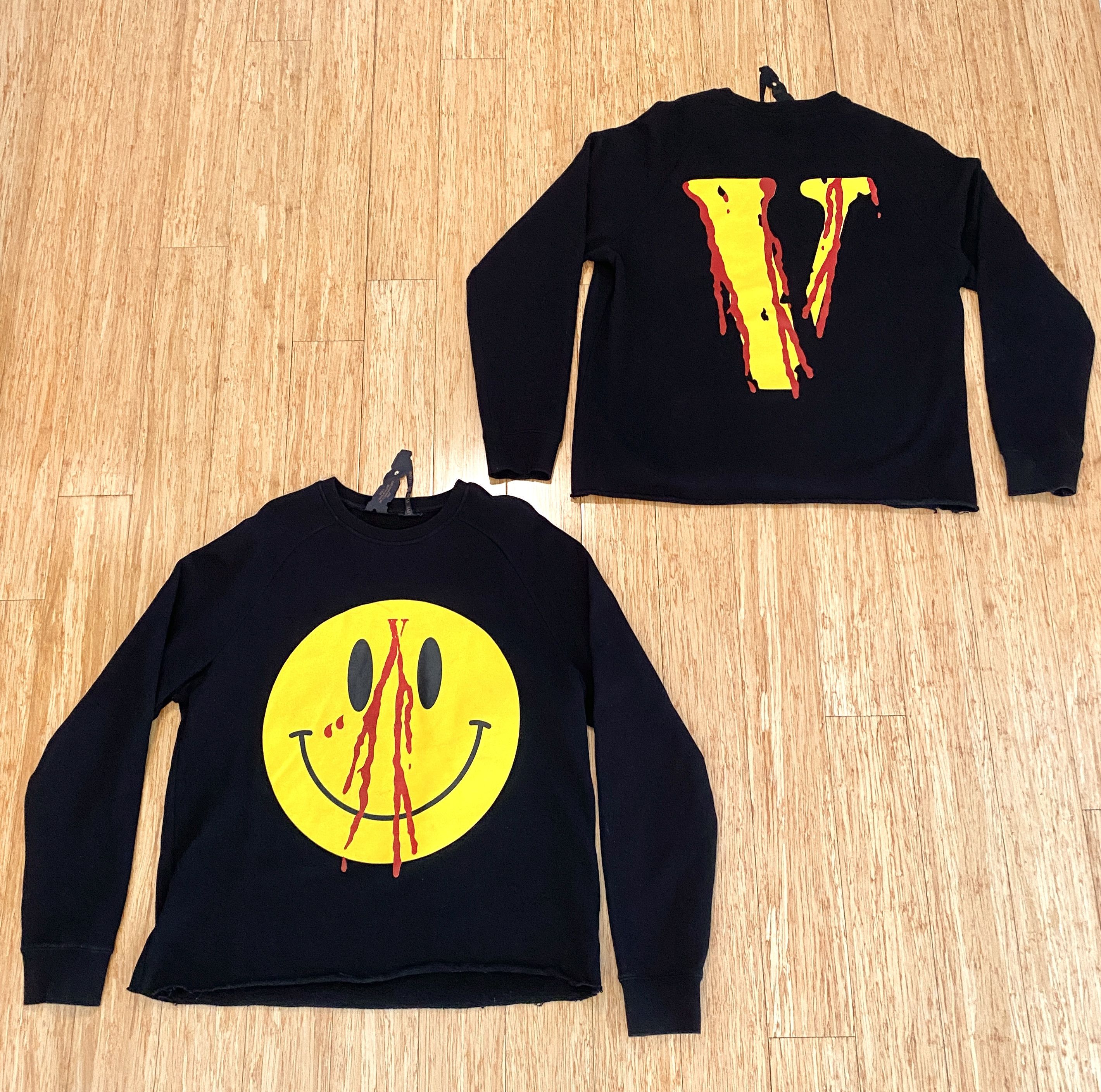 Vlone *RARE* Vlone Smiley Crewneck | Grailed