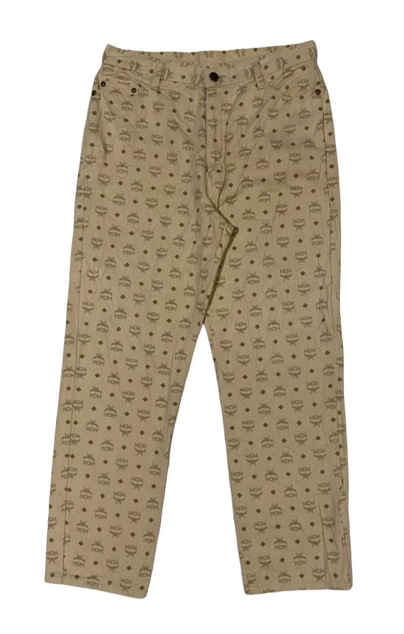 MCM VINTAGE MCM O.T.C FULLPRINT MONOGRAM PANTS . | Grailed