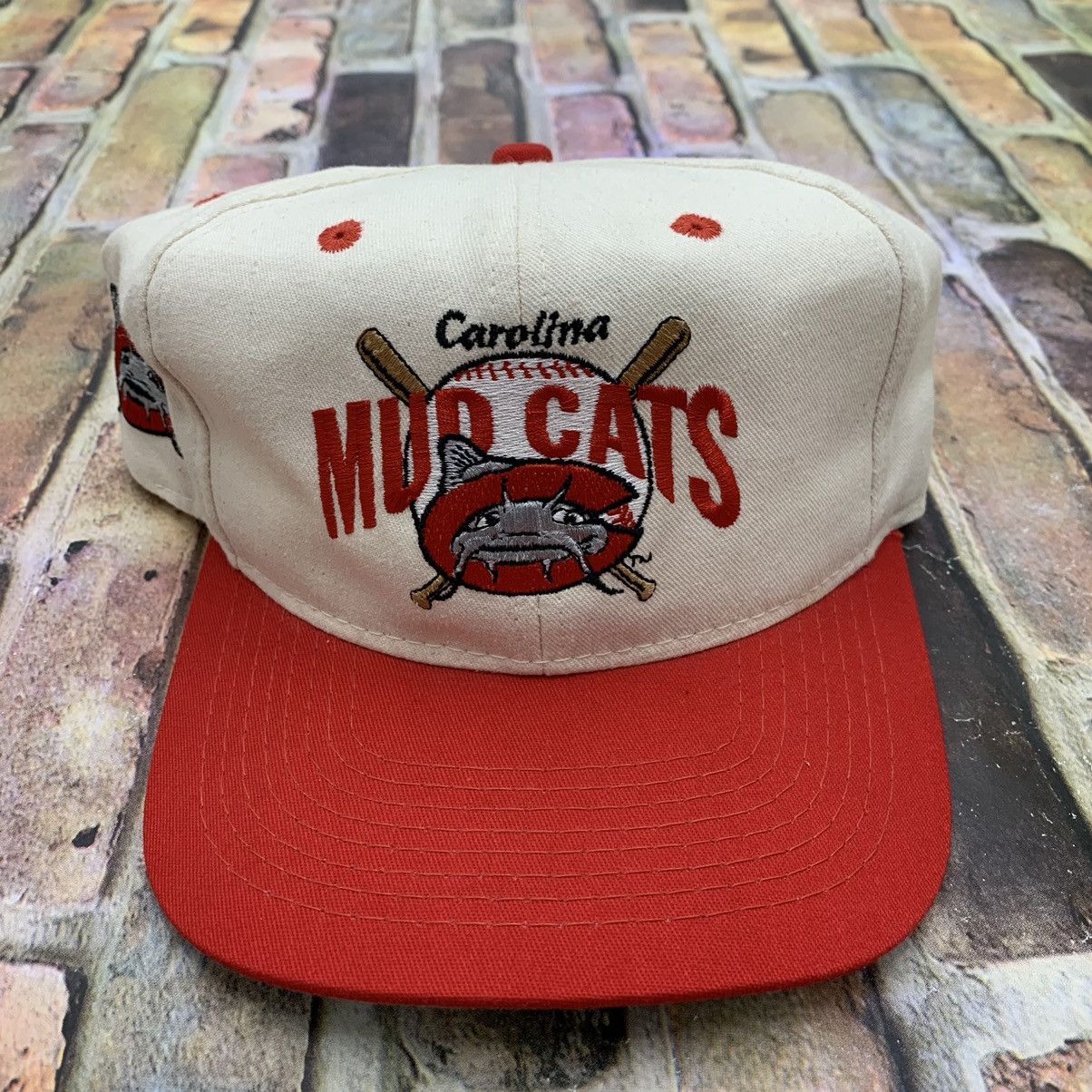 MLB × Vintage Vintage Carolina Mud Cats hat | Grailed
