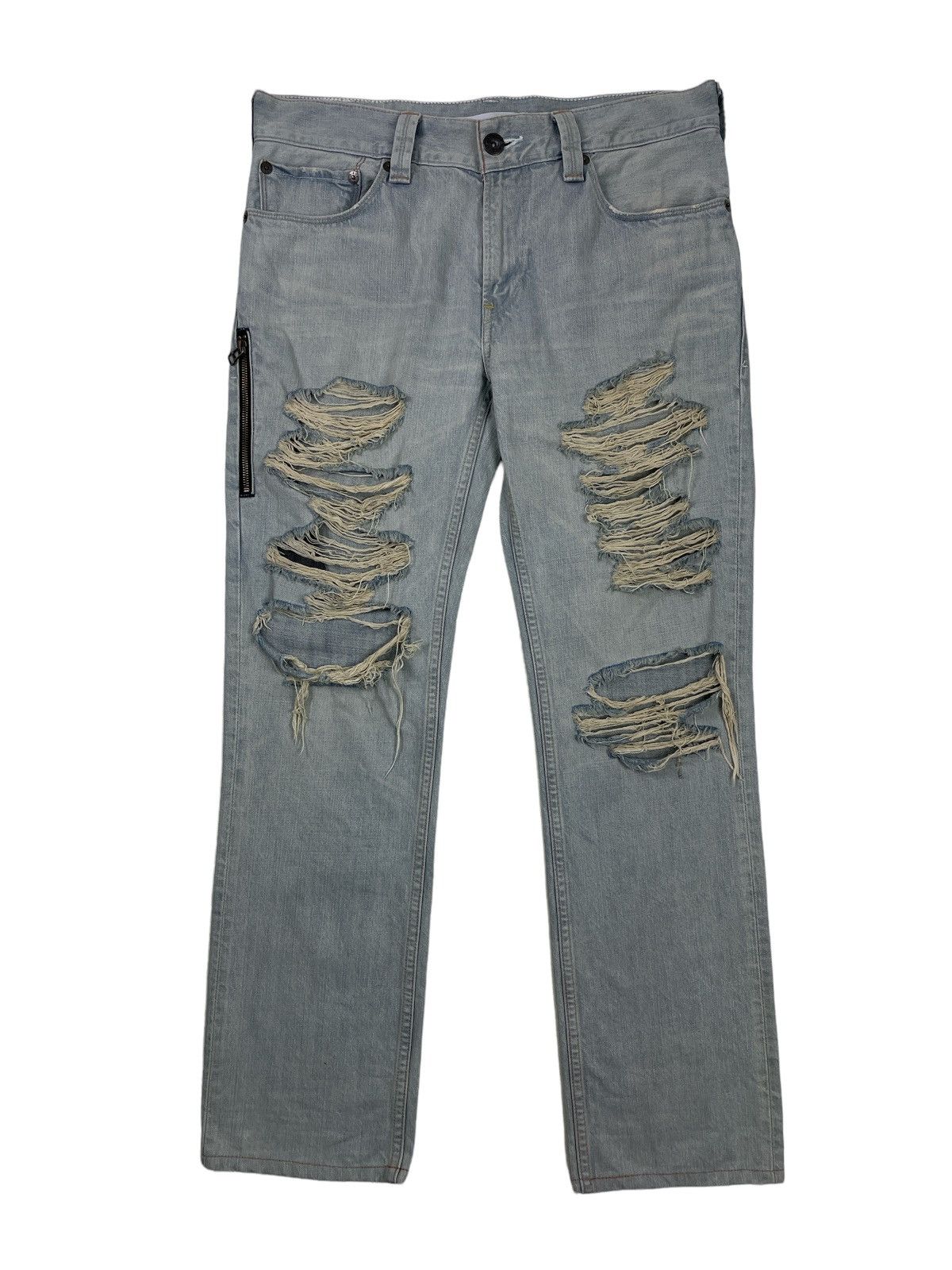 Levi's Made & Crafted Rebuild Levi’s 511 Distressed Jeans Custom Ripped ...